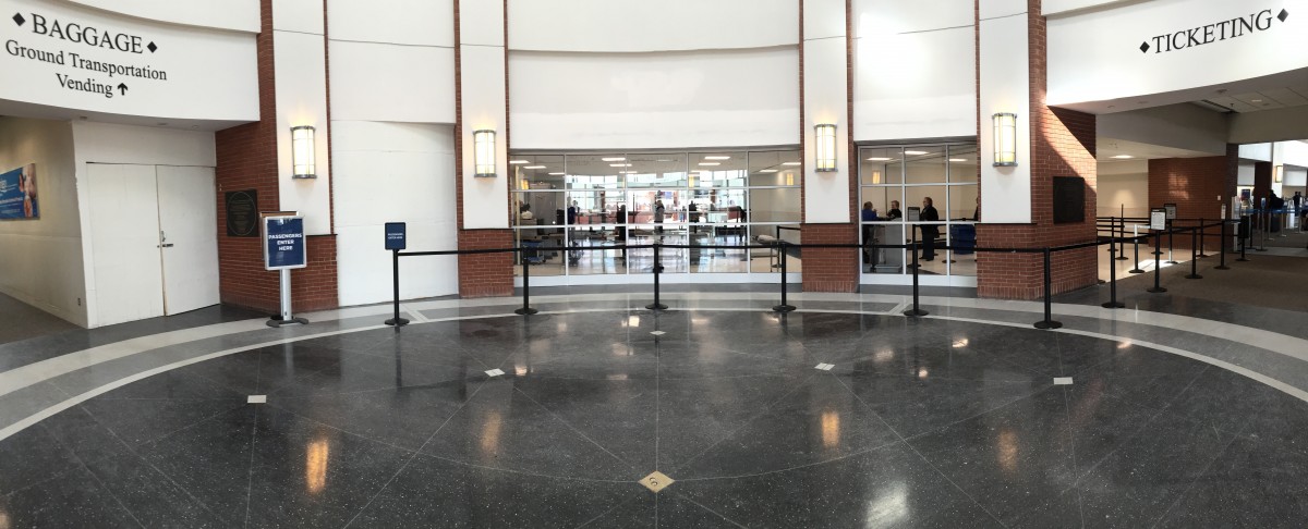 TSA Checkpoint - Charlottesville Albemarle Airport